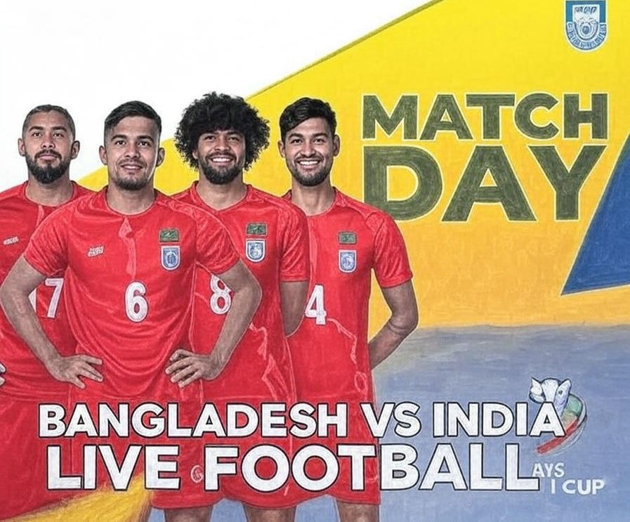 Bangladesh vs India Live Football Match 2025 Today - GTV Live